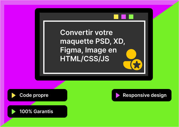 Je Vais Int Grer Vos Maquettes Psd Xd Figma Image En Html Css Js