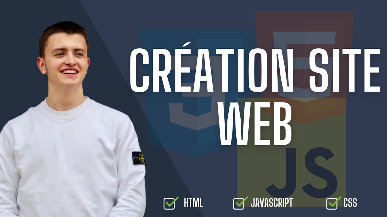 Je Vais Vous Cr Er Un Site Statique En Html Css Javascript Par Matthieu