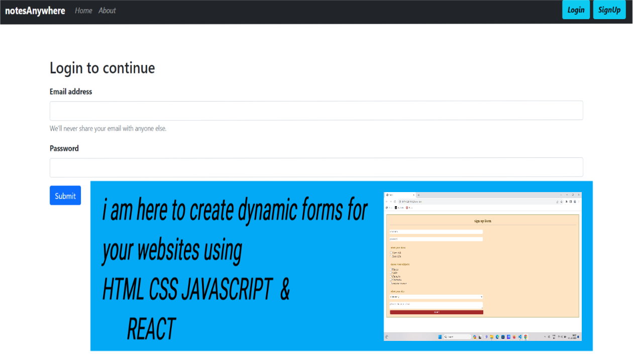 I Will Create Forms For Your Website Using Html Css Javascript