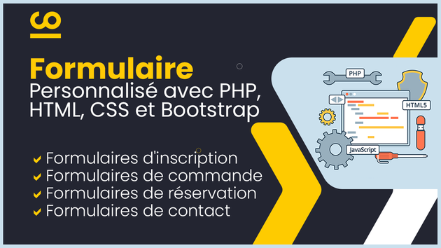 Je vais créer un Formulaire Personnalisé avec PHP HTML CSS et