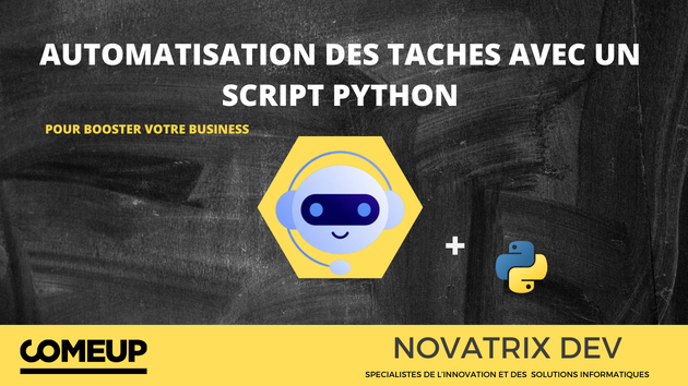 Je vais réaliser l automatisation des tâches répétitives avec la