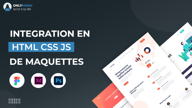 Je Vais Convertir Vos Maquettes FIGMA XD PSD En Page Web HTML CSS