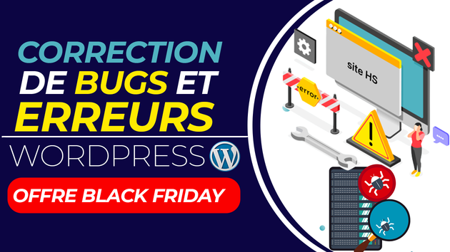 Je vais corriger réparer un bug sur votre site web wordpress par