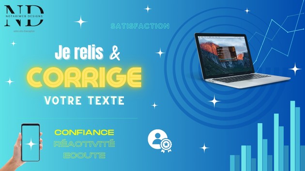 Je Vais Relire Et Corriger Votre Texte Par Fabionti