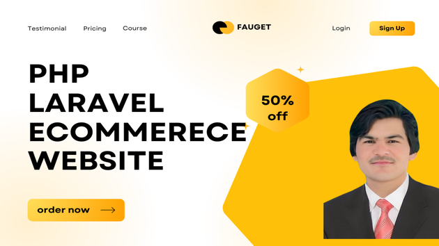 I Will Do Custom Design Or Develope Ecommerce Website Using Php Laravel