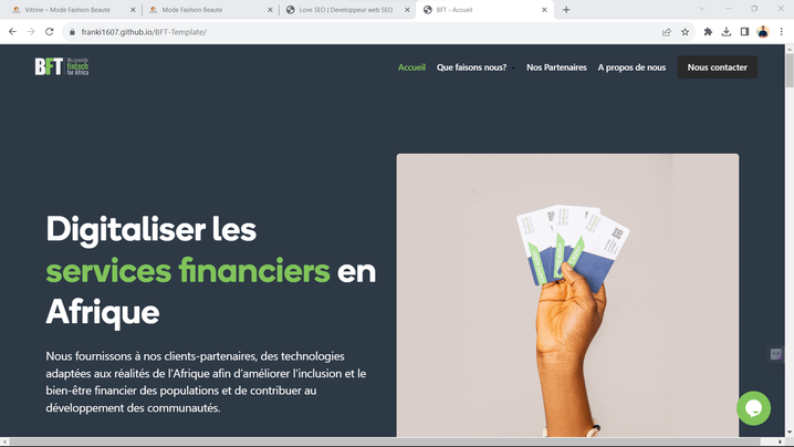 Je vais développer votre site web avec du code HTML CSS PHP JavaScript