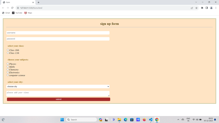 I Will Create Forms For Your Website Using Html Css Javascript