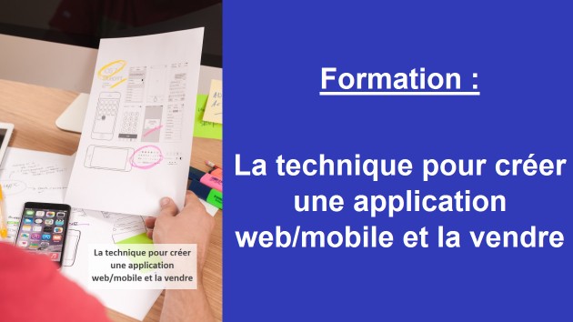 Je vais vous fournir la formation comment créer une application web ...