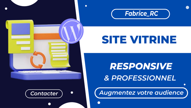 Je vais créer votre site web Wordpress professionnel qui convertit par Fabrice_RC