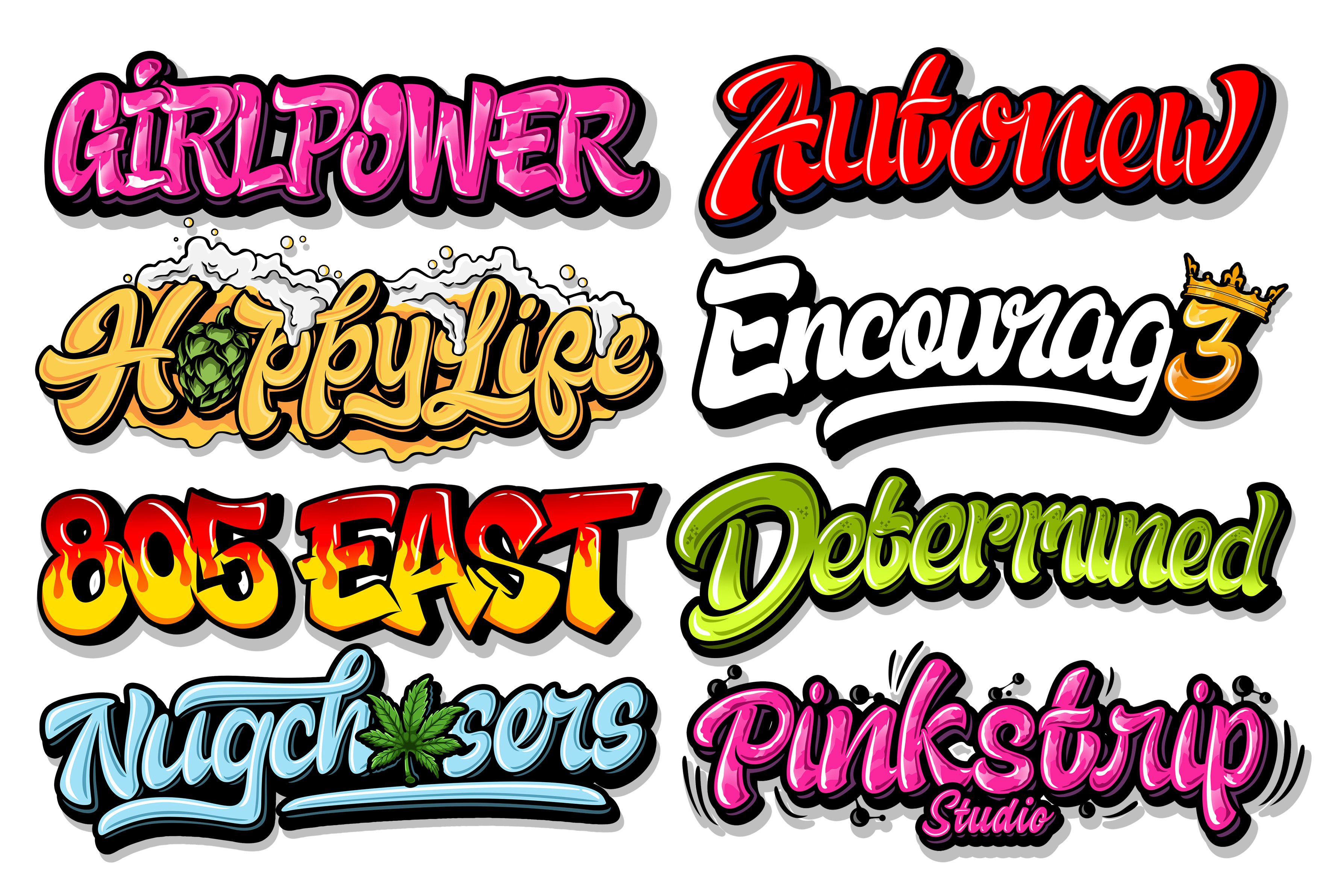 I will do graffiti, lettering, typography for your logo in my style by ...