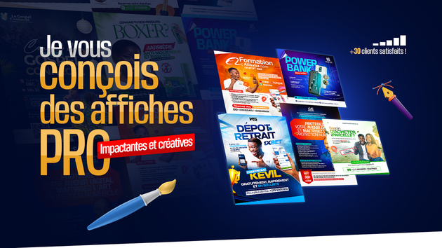 Je vais concevoir vos affiches et flyers premium par Duvolcan_imaging