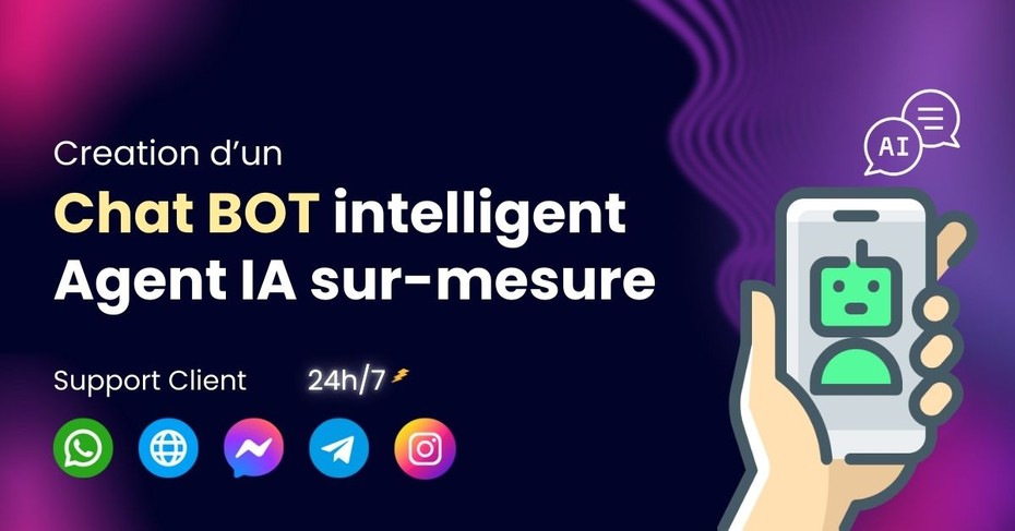 Je vais créer et configurer un chatbot agent IA pour automatiser votre service client 24/7 par ...