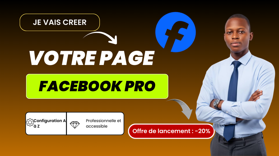 Je vais créer votre page Facebook Pro clé en main par Pirabel_lab