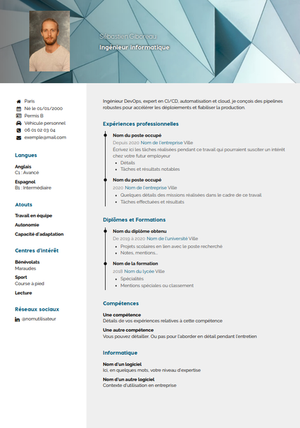 Je vais réaliser un CV percutant et adapté aux recruteurs par ...