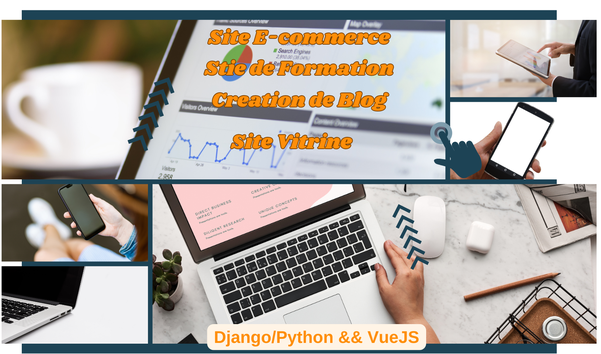 Je vais creer votre site web personnalisé en python/Django pour votre ...