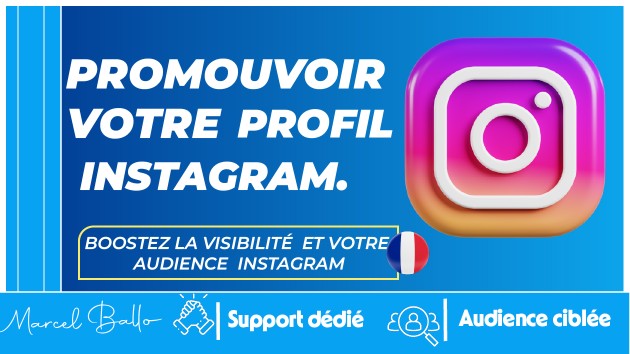Je vais promouvoir votre compte Instagram par MARCEL_BALLO