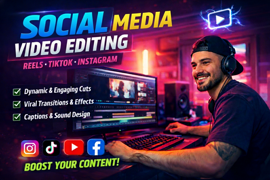 Je vais éditer votre vidéo tiktok, reel, short par SamuelPIERRE