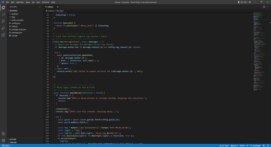 Je vais développer ou configurer votre bot Discord sur mesure (Node.js / JSON) par NexDev