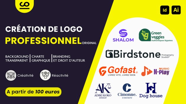 Je vais créez votre logo Sur-Mesure : Professionnel, Mémorable et 100% ...