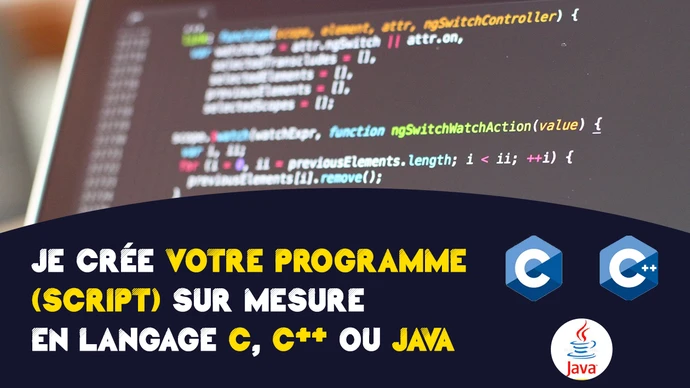 Je vais coder, corriger, expliquer votre code ou projet en C, Cpp, Java, JavaScript, PHP, SQL ou ...