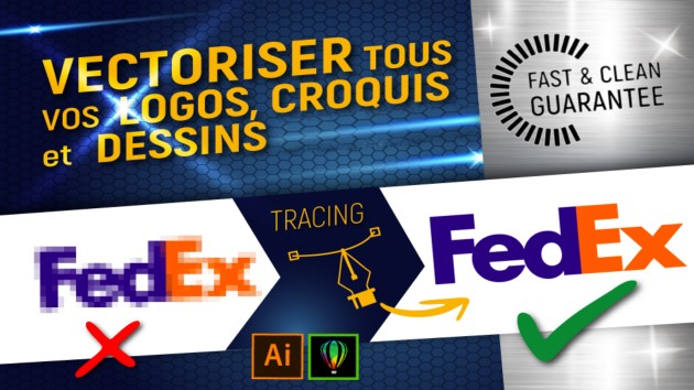 Je vais vectoriser tracer votre logo, image, dessin ou illustration ...