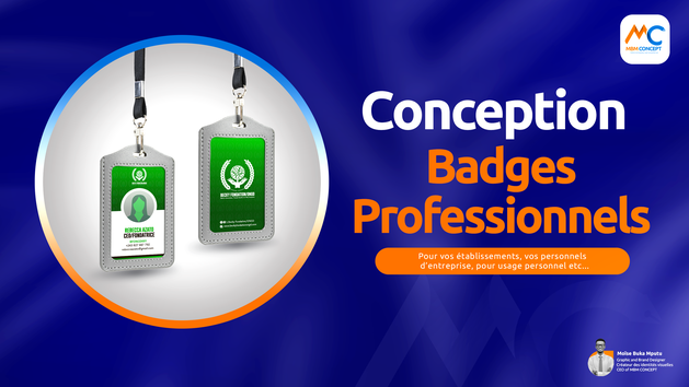 Je vais concevoir un badge professionnel par MoiseBuka