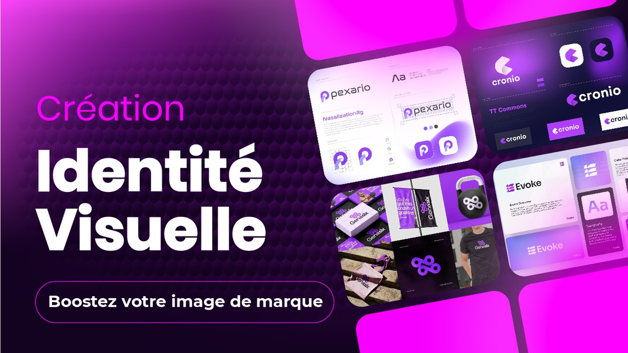 Je vais créer votre logo, identité visuelle et charte graphique ...