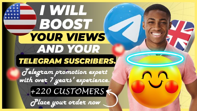 I will boost your views and your telegram subscribers by Dev_audience