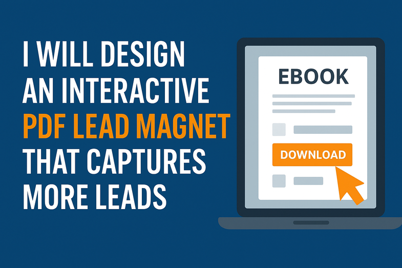 I will Create and design an interactive PDF lead magnet that captures ...