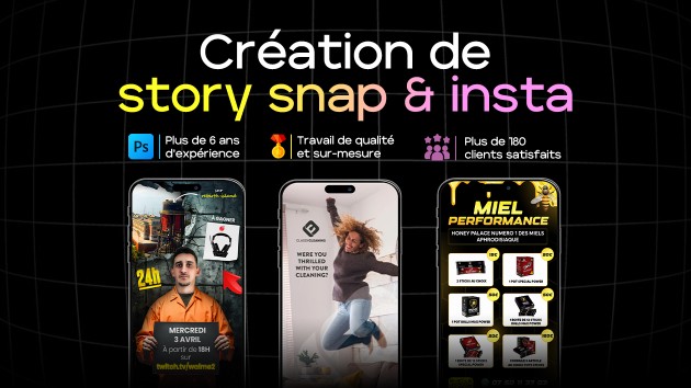 Je vais créer un flyer snap et insta par Maderyx