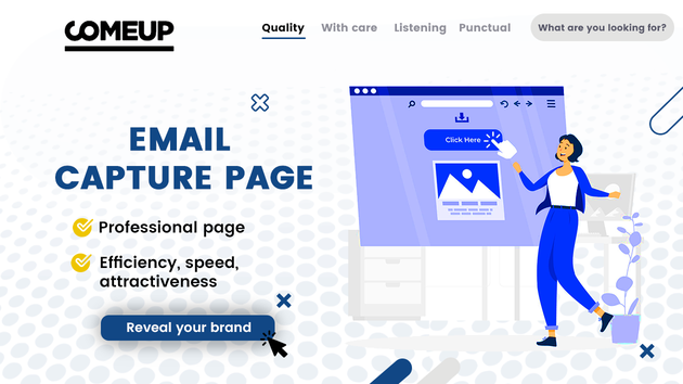 I will create your professional and attractive capture page with Io ...