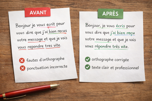 Je vais corriger vos texte et fautes d'orthographe par MarionMolinero1