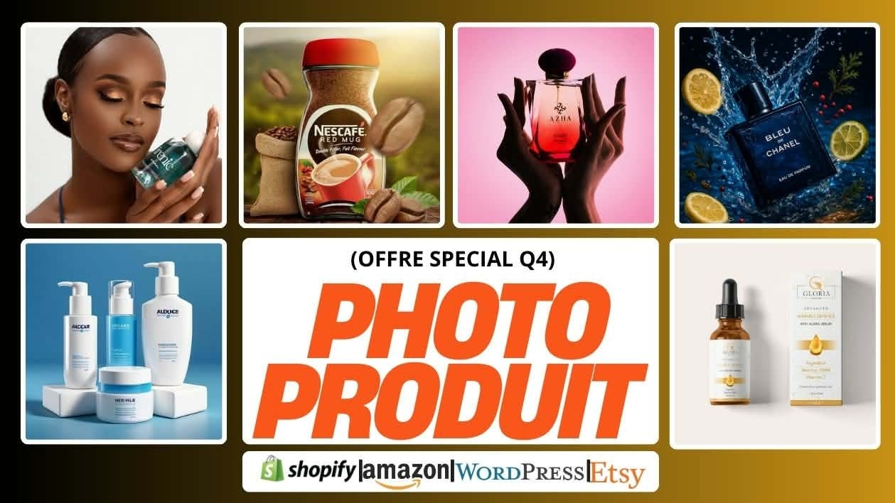 Je vais créer vos photos produits E-commerce haut de gamme pour ...