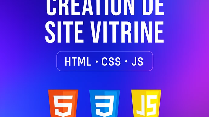 Je vais créer votre site vitrine sur mesure en HTML/CSS/JS par MoadDia
