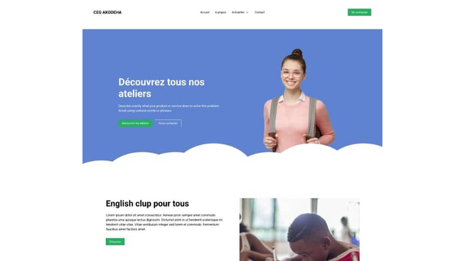 Je vais créer votre maquette web UX/UI design de votre site web avec ...