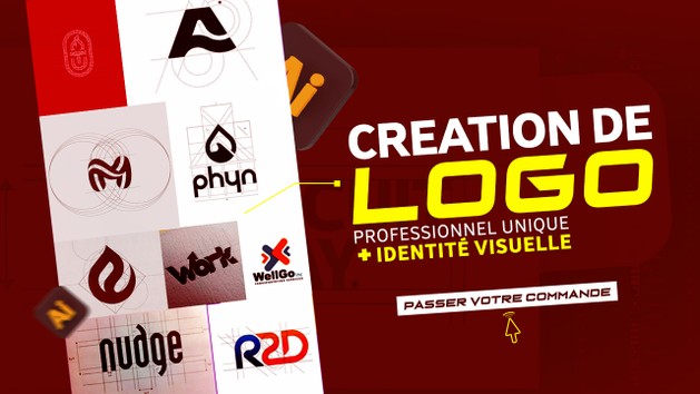 Je vais designé un logo professionnel unique et une identité visuelle ...