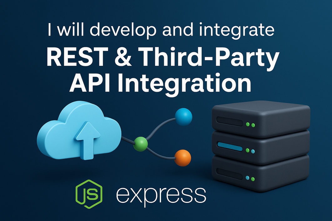 I will develop and integrate REST APIs and third-party APIs in Node ...