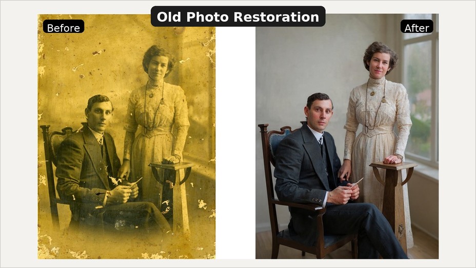I will professionally restore, retouch and colorize your old photos by ...