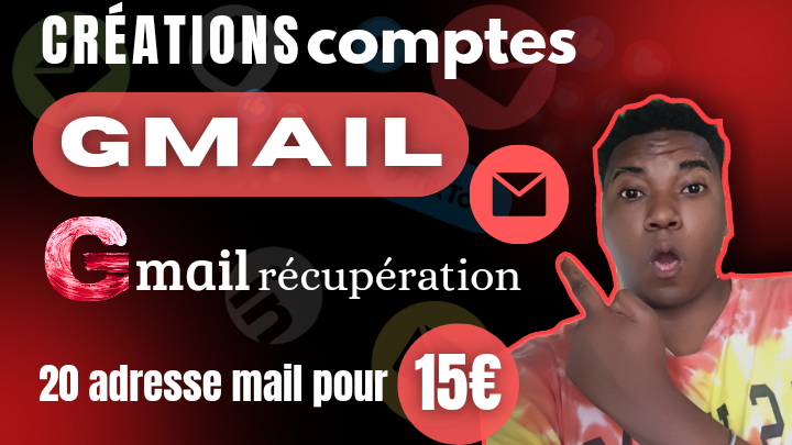 Je vais vous Créer 20 comptes Gmail vérifiés par Angelos_AV