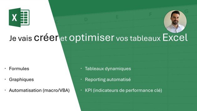 Je vais créer et optimiser vos tableaux Excel par Kevin_L