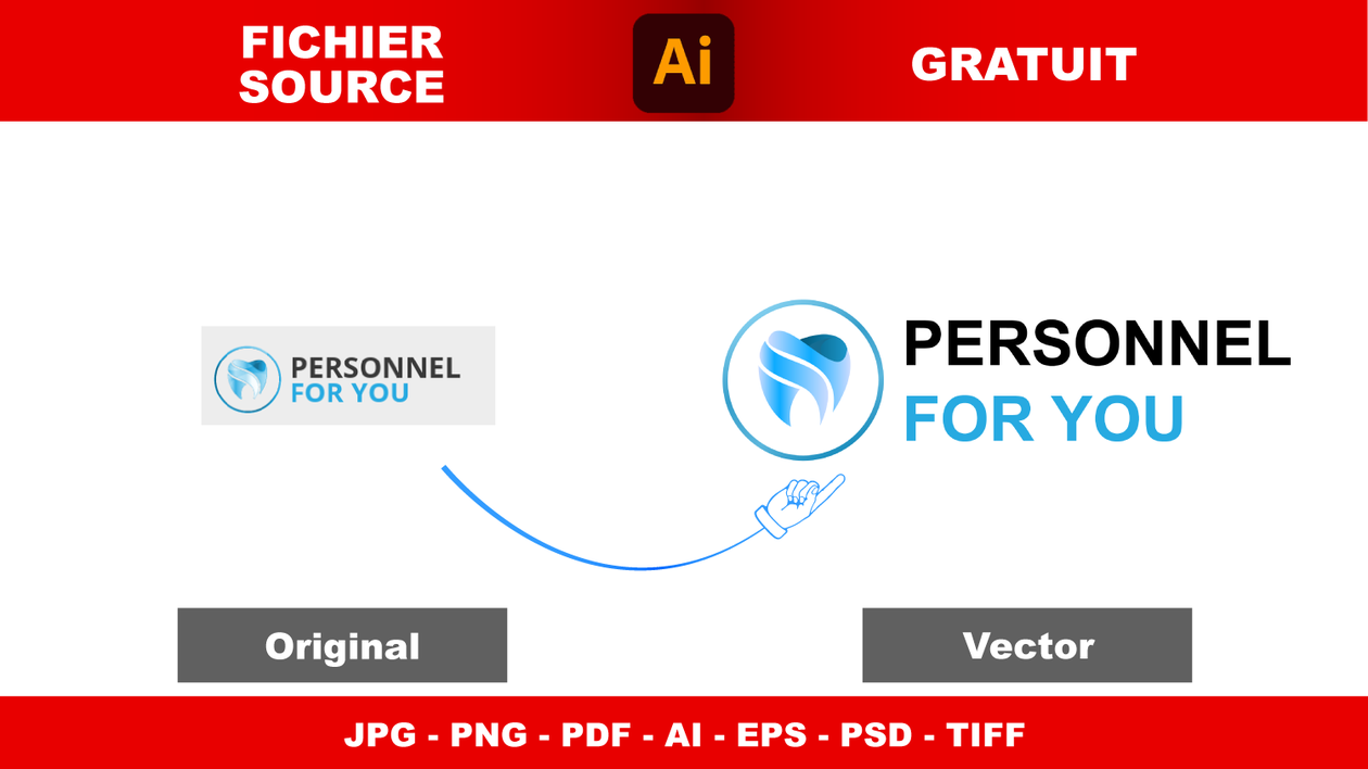 Je vais vectoriser et redessiner votre logo ou image en haute qualité HD SVG AI par ZeD10