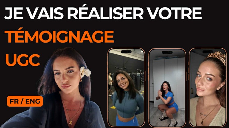 Je vais créer un témoignage UGC pour tes réseaux sociaux par x3xsrh