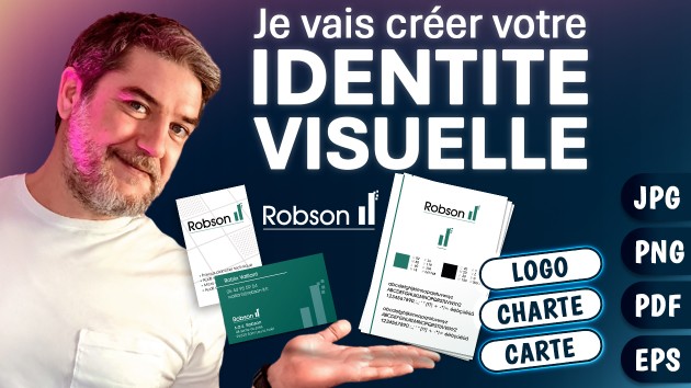 Je vais créer votre identité visuelle professionnelle par Pitus