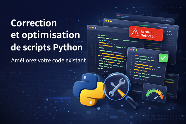 Je vais corriger optimiser ou améliorer votre script python par SeiuZ