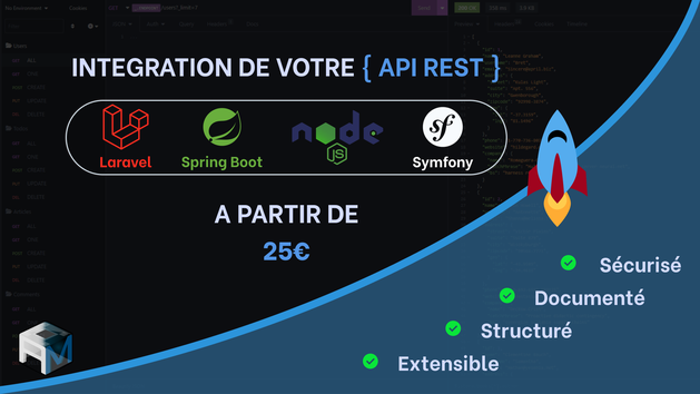 Je vais créer une robuste API Rest en NodeJS / PHP / Spring Boot par alfredmouelle