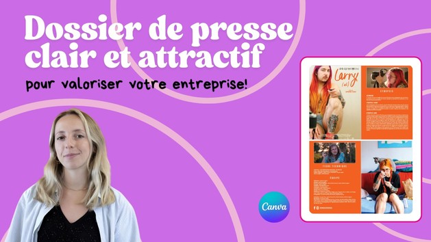 Je vais réaliser un dossier de presse clair et attractif pour votre ...