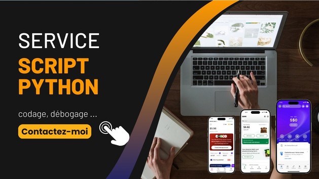 Je vais créer, optimiser et concevoir et réaliser vos projets Python ROBUSTE par BOVO_Digital