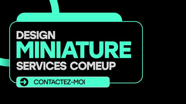 Je vais créer la vignette/miniature Comeup de votre service par ...