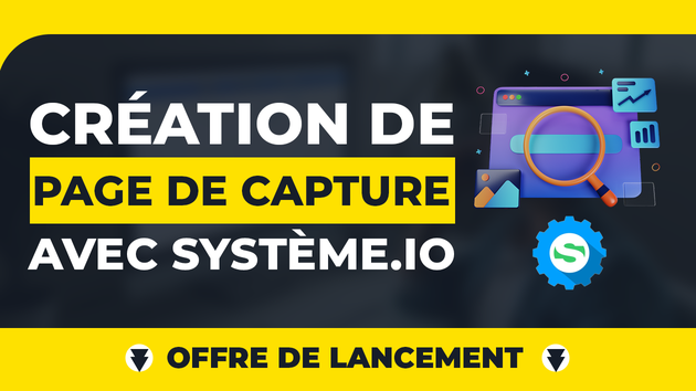 Je vais concevoir votre page de capture ou landing page sur systeme.io ...