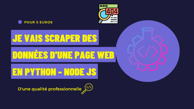 Je vais scraper des données d'une page web en Python - Node Js par ...